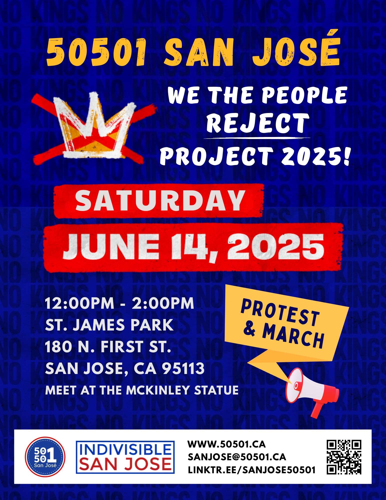 No Kings 50501 San Jose Protest – Silicon Valley DSA